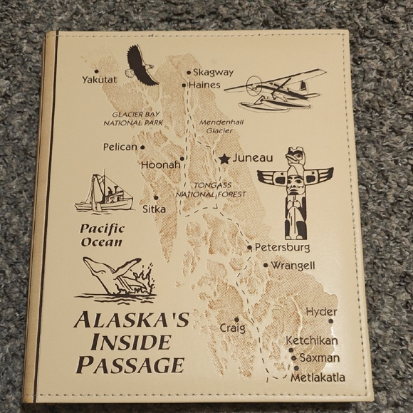 arctic circle | Storage & Organization | Alaskas Inside Passage Map ...